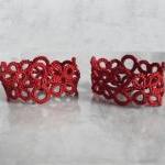 Set Of Two Red Napkin Rings on Luulla