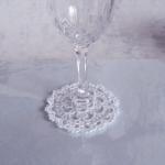 White Lace Wedding Coasters (set Of Two) on Luulla