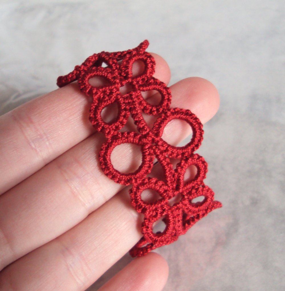 Set Of Two Red Napkin Rings on Luulla