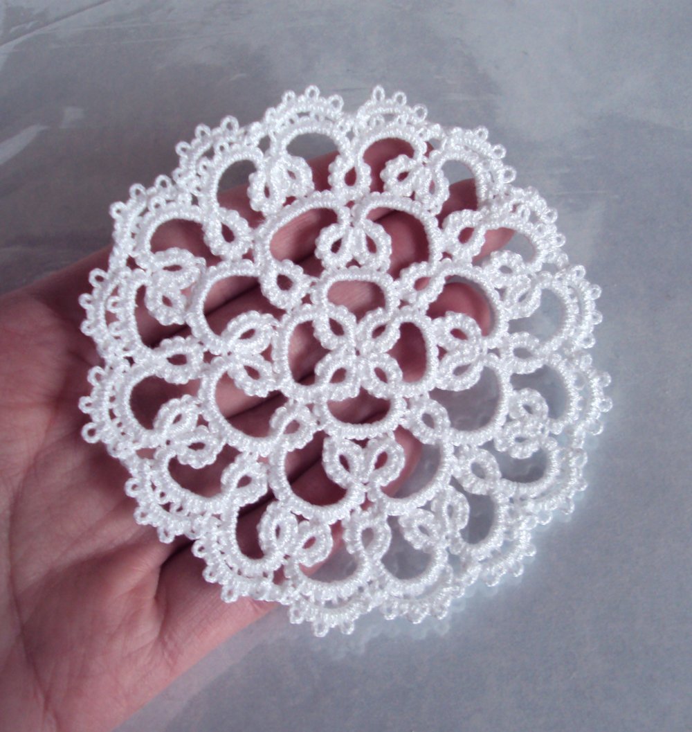 White Lace Wedding Coasters (set Of Two) on Luulla